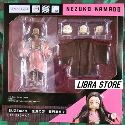 RARE Demon Slayer BUZZmod. Nezuko Kamado Figure 1/12 from JAPAN | eBay