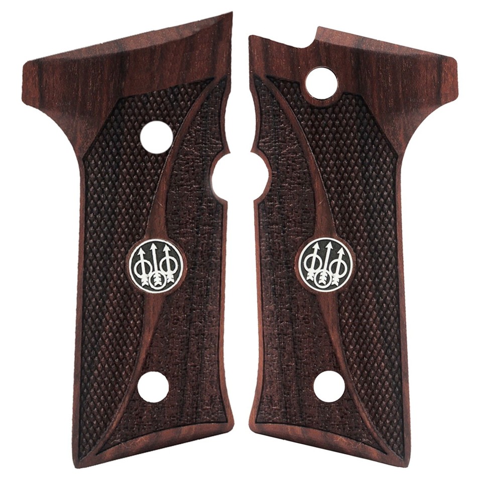 Beretta 92X Full Size Grips Turkish Walnut Wood Grip New SET Handmade ...