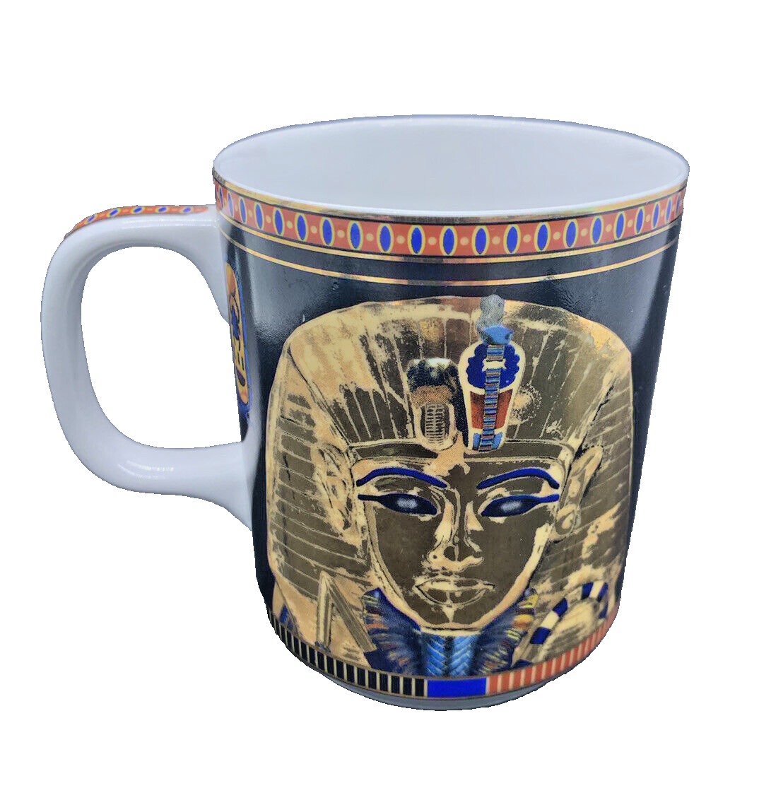 Vintage F M Fathi Mahmoud Egyptian Pharaonic Coffee Mug Cup | eBay