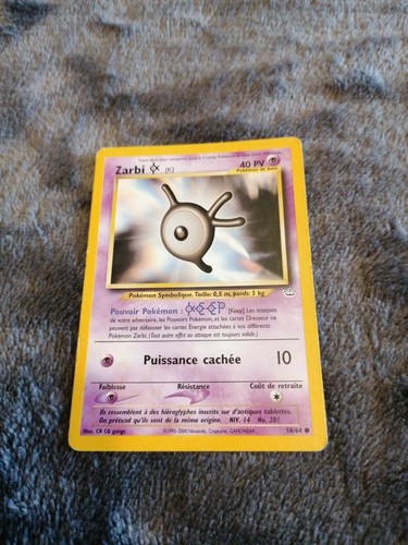 Carte Pokemon Version FR - 40pv zarbi | eBay