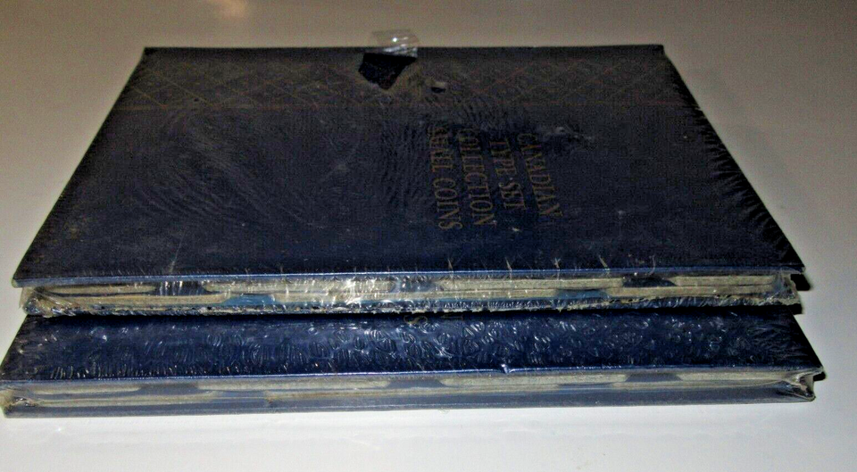 NOS NEW Whitman Bookshelf Albums 9521 9522 Canada Type Set, Large ...