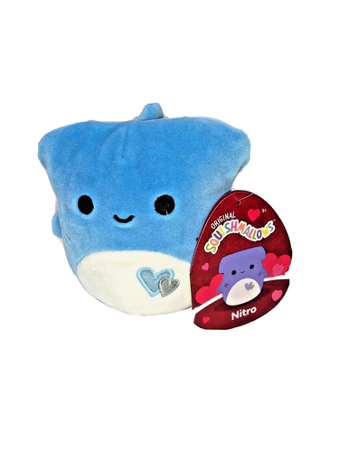 4.5" Nitro Shark Squishmallow RARE BNWT *NEW* Valentines 2023 | eBay