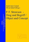 P. F. Strawson - Ding Und Begriff / Object and Concept (Logos) (German ...
