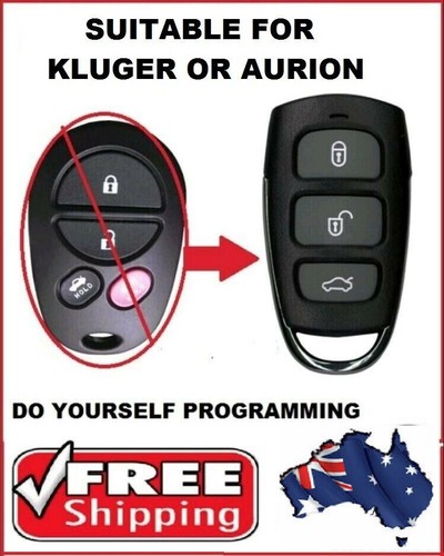 REMOTE FOB Suitable for TOYOTA AURION or KLUGER 2006 2007 2008 2009 ...