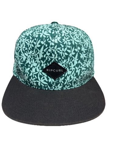 Rip Curl Hat Cap Mens Blue Snap Back Trucker Surf Surfbaord Beach ...
