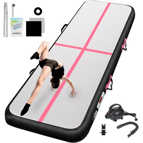 13FT Inflatable Air Gymnastics Mat Gymnastics Track Training Mats Yoga ...