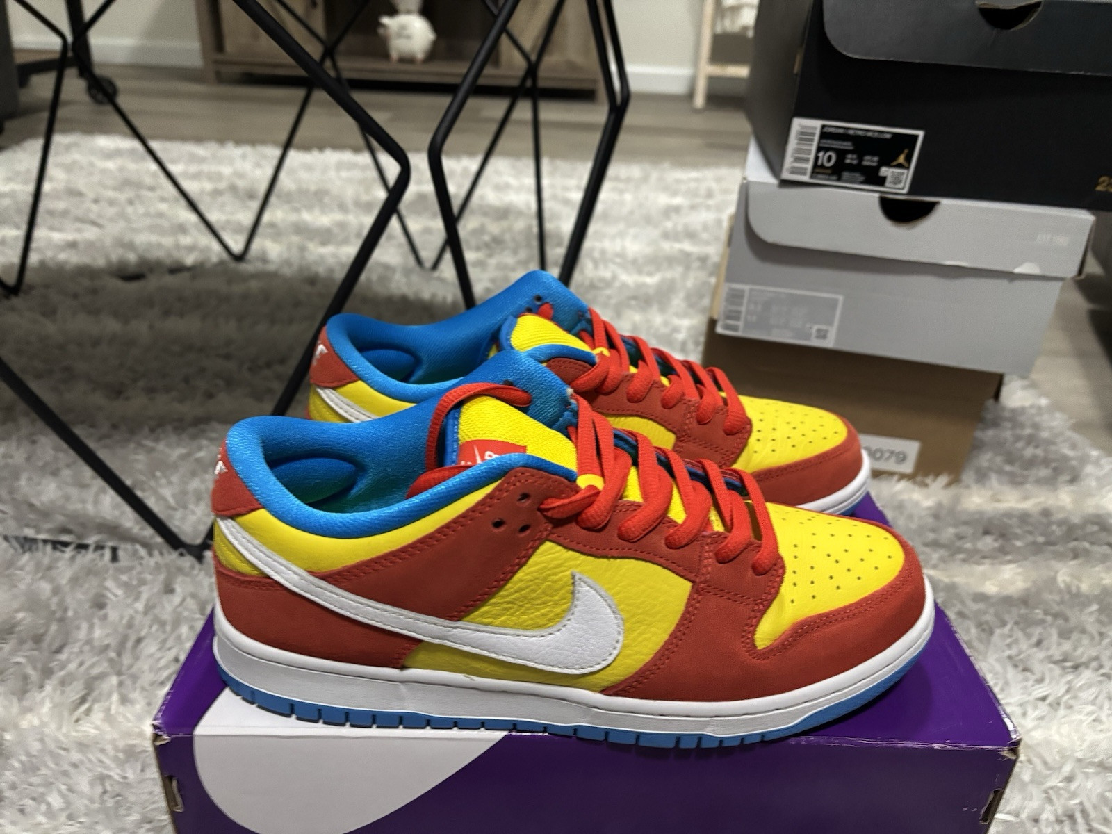 Nike SB Dunk Low Bart Simpson Size 9 Men’s - Gem