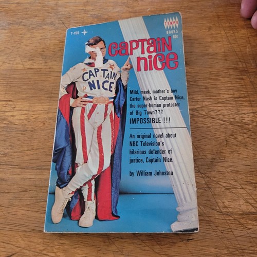 Captain Nice Vintage TV Tie-In Superhero Comedy William Johnston Tempo 1967 | eBay