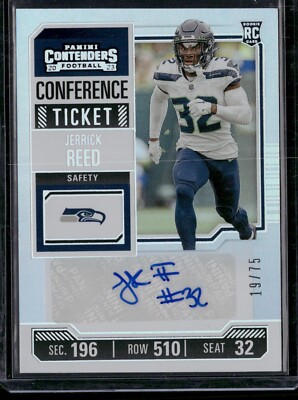 2023 Panini Contenders - Rookie Ticket #186 Jerrick Reed II (AU, RC) | eBay