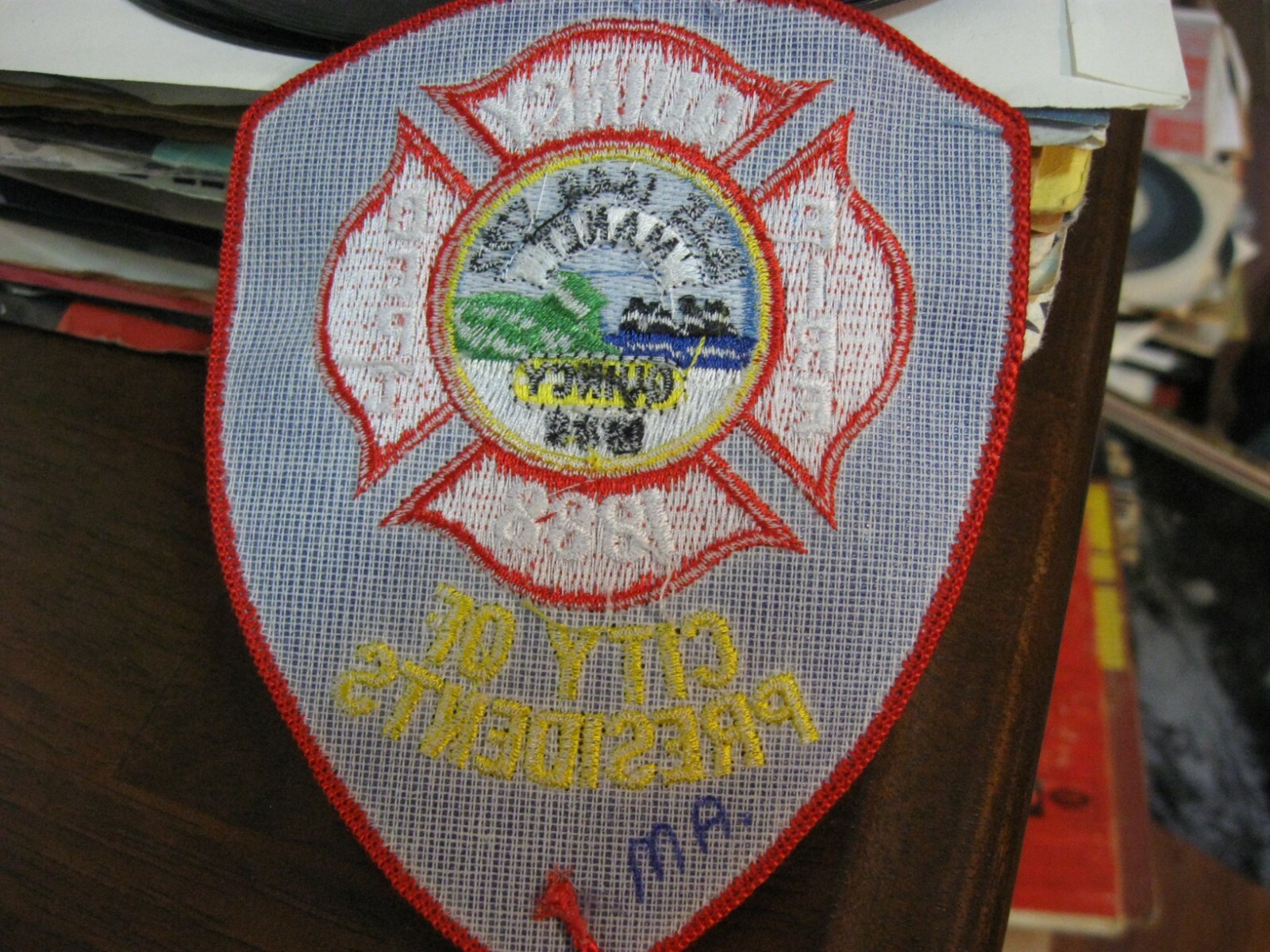 Quincy Ma. Fire Dept. Patch City of Presidents 1888 5 inch long 4 inch ...