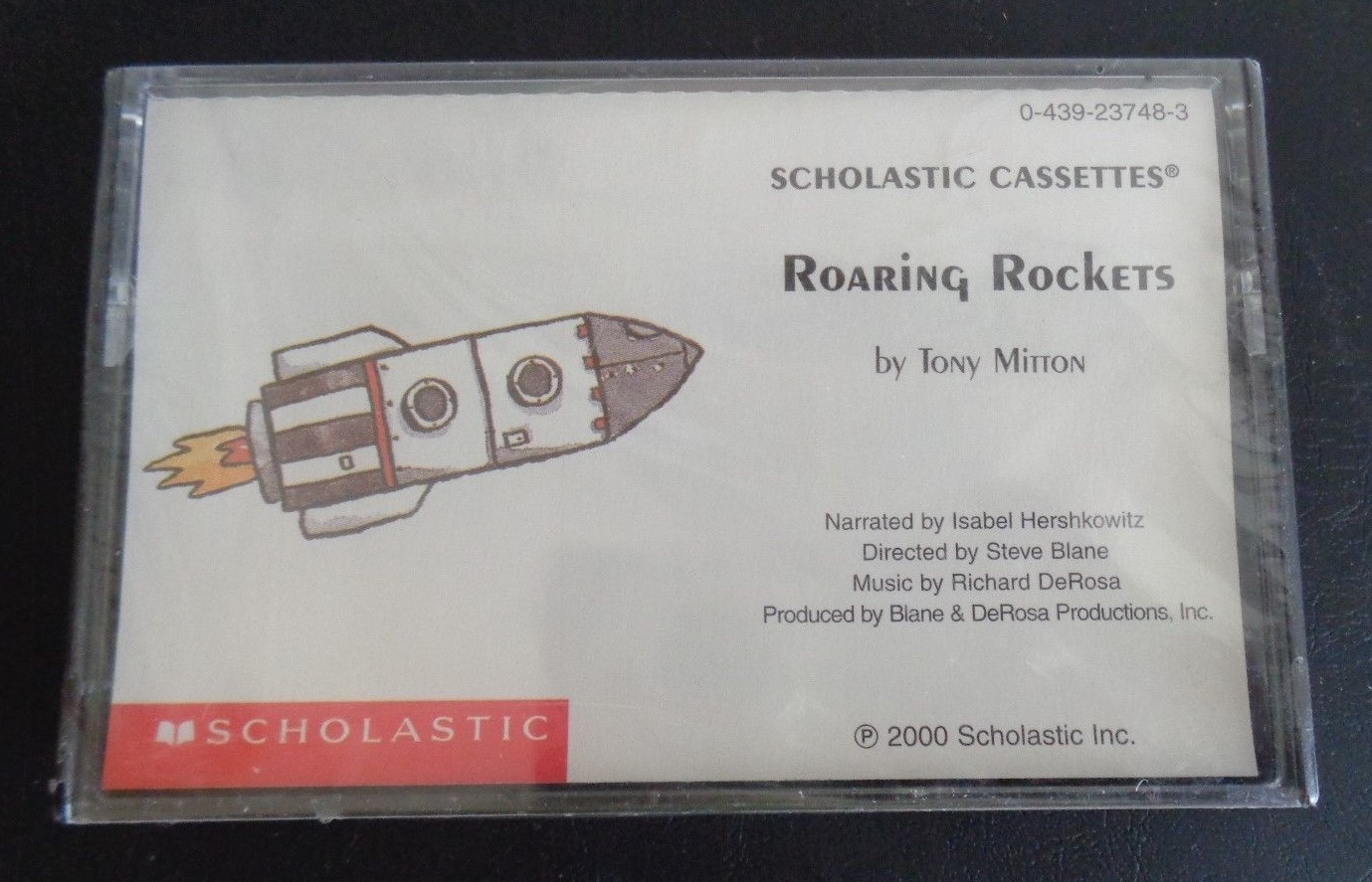 Scholastic Cassettes ROARING ROCKETS New Free Shipping 2000 Tony Mitton ...
