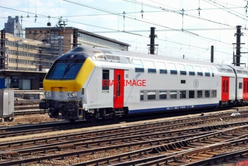 PHOTO BELGIAN RAILWAYS - SNCB/NMBS TYPE M6 2ND CLASS COACH NO 65059 ...