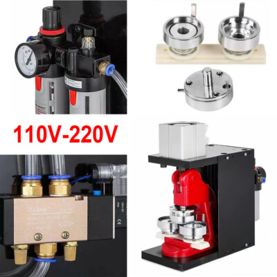 Automatic Badge Machine Pneumatic Button Maker Badge Making Machine ...