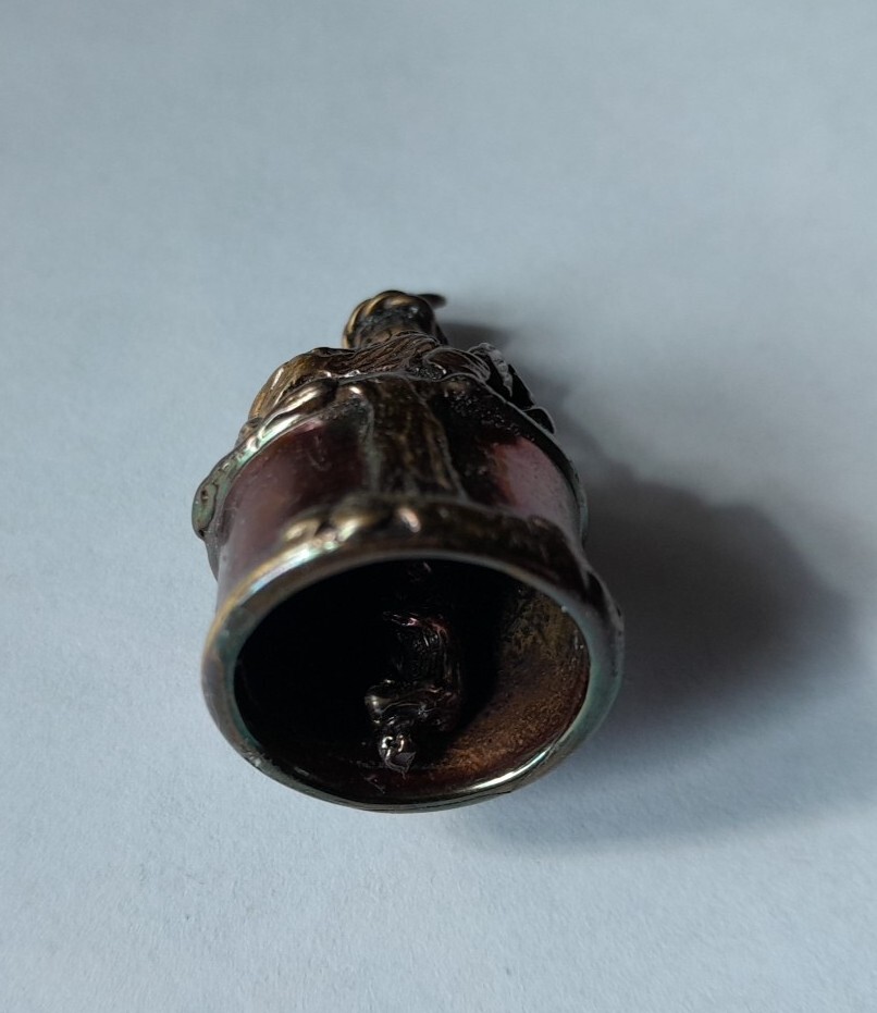 Vintage Handcrafted VTG Daniel Riccio 1984 Bronze Bears Bell | eBay