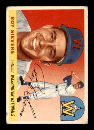 1955 Topps #16 Roy Sievers G Senators 550008 | eBay