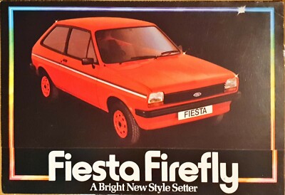 Ford Fiesta Firefly (Mk1) Brochure 1980 | eBay UK