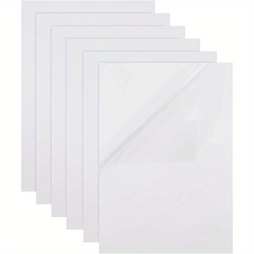 14Sheets A4 Transparent Glossy Stencil Sheets Waterproof Glossy Self ...