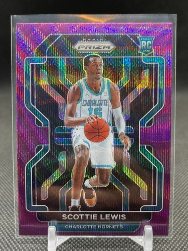 2021-22 Panini Prizm NBA Scottie Lewis Purple Wave SP Rookie RC Hornets ...