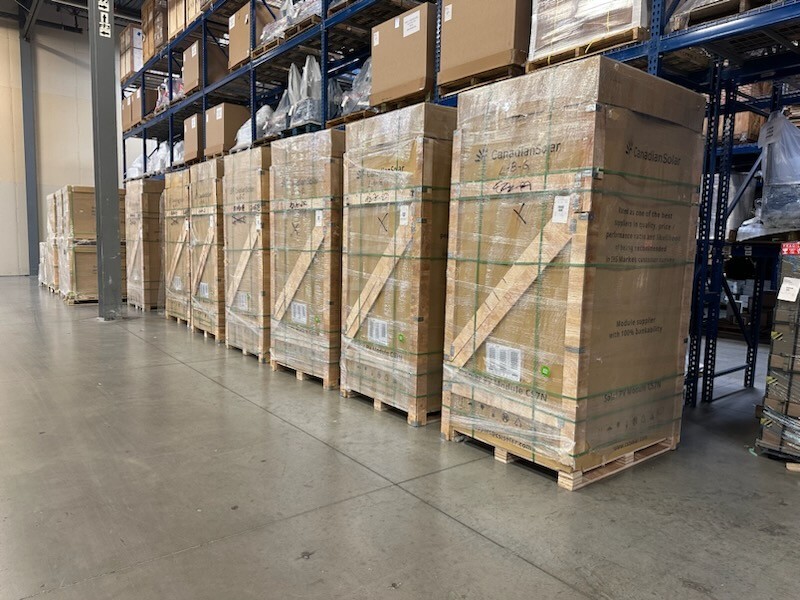 (Pallet of 31) Canadian Solar 645w Bifacial Solar Panels CSI BiHiKu7N ...
