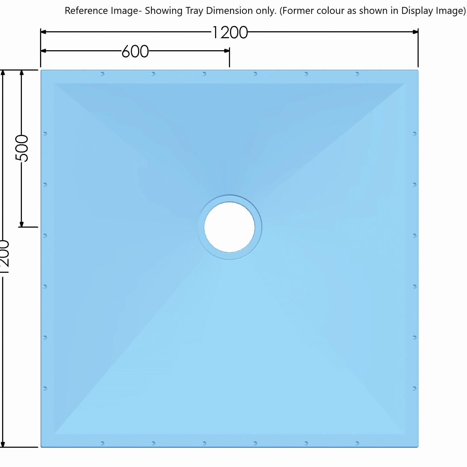 AKW Tuff Form Shower Former Tray, Wet Room Walk In Base, All Size ...