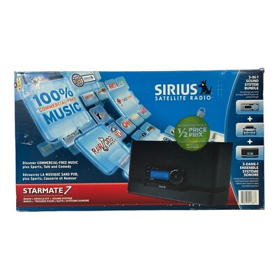 Sirius Satellite Radio 3 In 1 Sound System Bundle STARMATE 7 | eBay