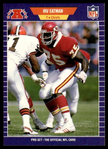 1989 Pro Set Irv Eatman Kansas City Chiefs #170 | eBay