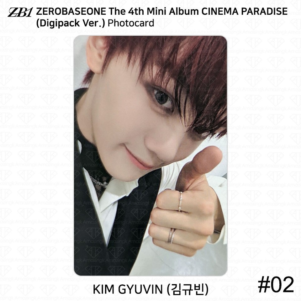 ZEROBASEONE ZB1 4th Mini Album CINEMA PARADISE Digipack Ver Photocard ...