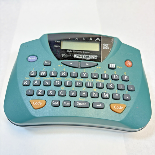Brother Label Maker Printer Mini PT-65 Green P-Touch For Home And Hobby ...