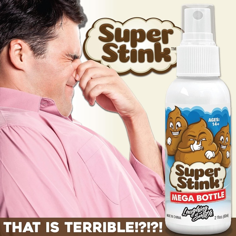 SUPER STINK (Mega Size 60Ml) - Fart Spray - 'Insanely Strong' Extra ...
