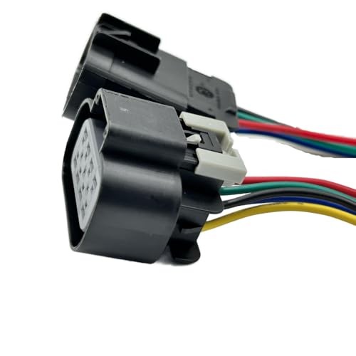 Headlight Connector Plug Male and Female Wire Harness Pigtail 5-Pin ...
