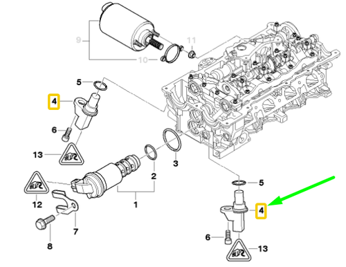 New BMW 1 E81 Camshaft Position Sensor 13627525014 7525014 | eBay