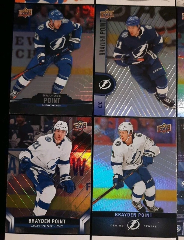 BRAYDEN POINT 18 CARD LOT VARIOUS YEARS TIM HORTONS ,UD SP PARKHURST ...