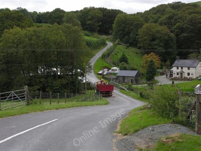 Photo 6x4 Road heading for Brynllwydwyn Aberhosan The O.S maps appear ...