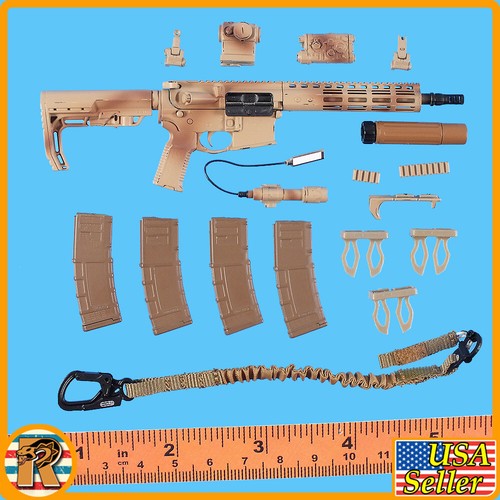 S CBRN Assault Team - M4 Rifle Set - 1/6 Scale - Easy Simple Action ...
