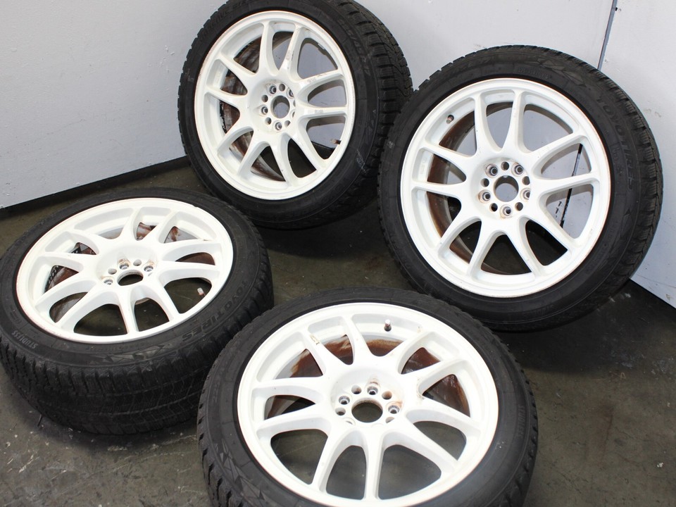 JDM 17 INCH WORK EMOTION WHEEL 5X100 OEM SUBARU TOYOTA 5X100 RIMS TIRES ...