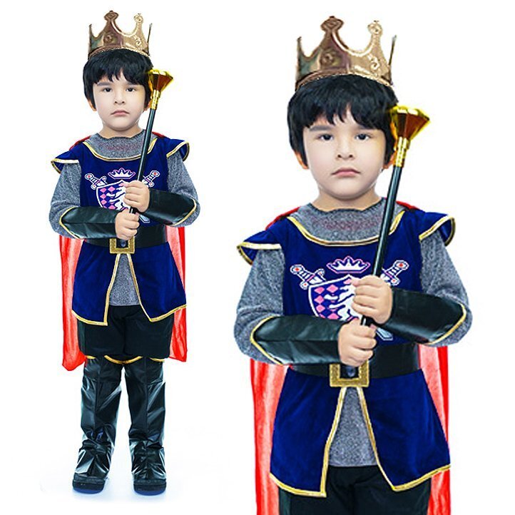 Kids Boys Fancy Dress Up Roman King Honorable Prince Outfit Halloween ...