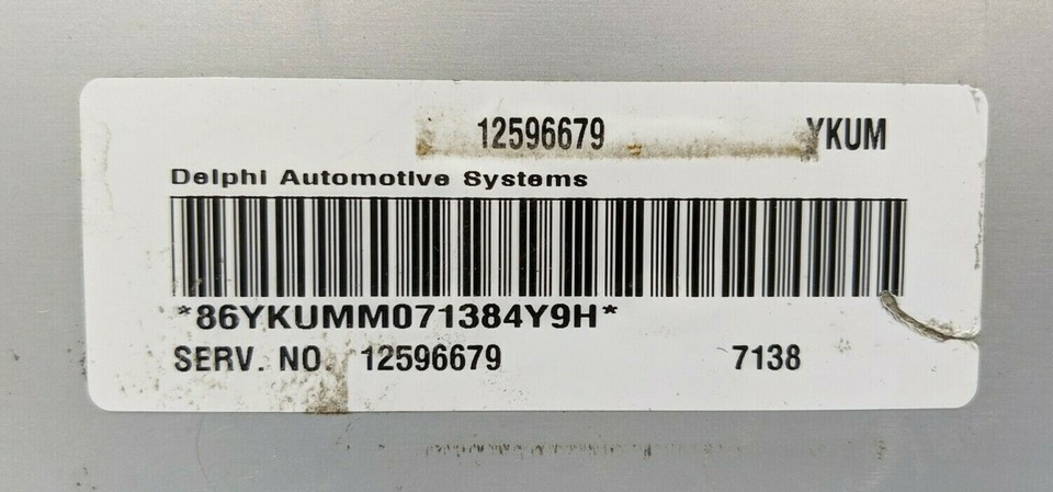 2005-2006 GM Chevrolet GMC 5.3L 6.0L PCM ECM ECU 12596679 | eBay