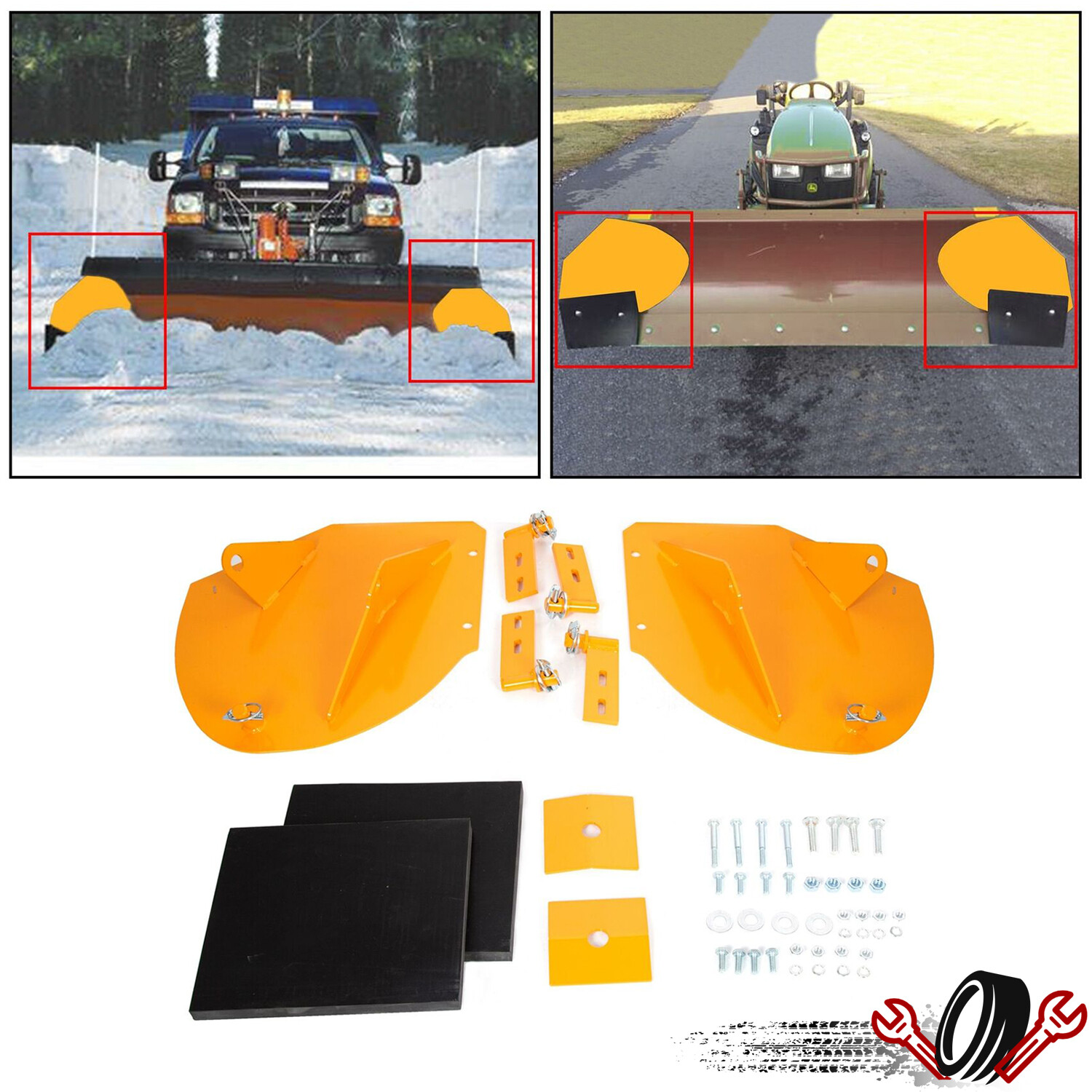 For Meyer Western Pro Wings Wing Snow Plow Blade Wing Extensions ...