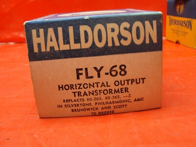 NEW OLD STOCK Halldorson Fly-68 Vintage Power Horizontal Output ...