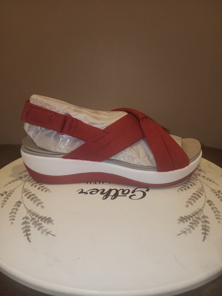 CLARK'S Women's Comfortable Orthopedic Arch Support Shoes Red color | eBay