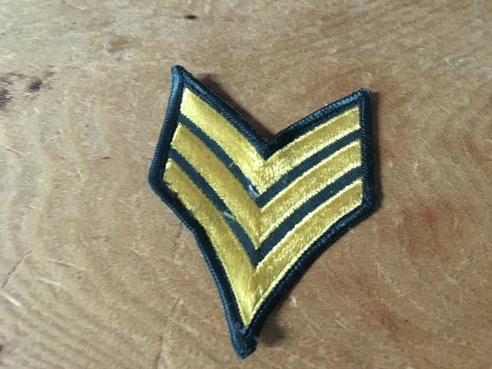 US ARMY soldier Stripe Patch YOU PICK 1 rank Private 1st Class Corporal ...