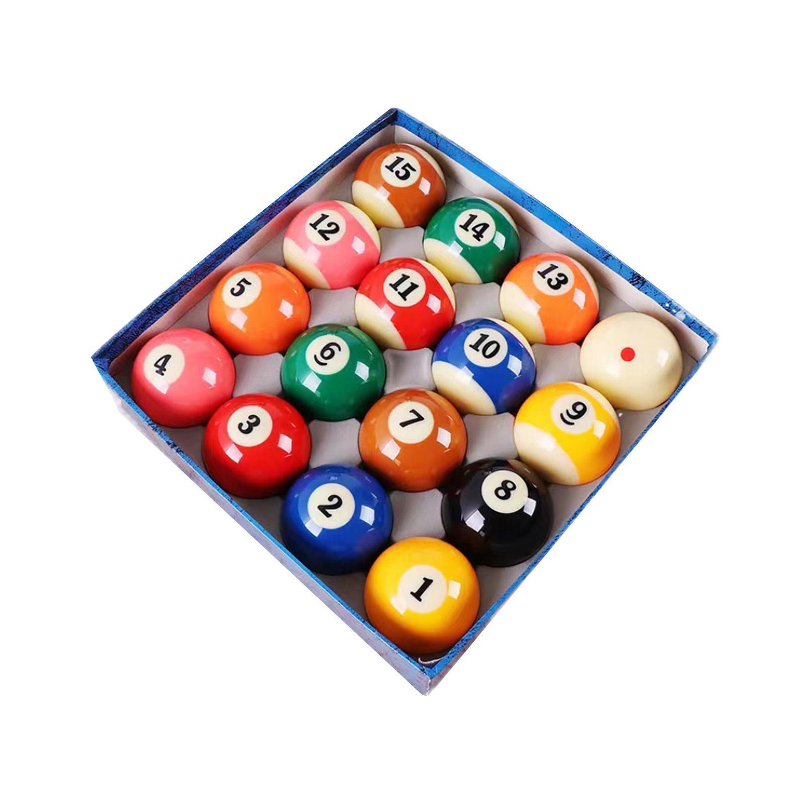 16x Pool Table Balls Billiards Equipment Durable Billiard Balls ...