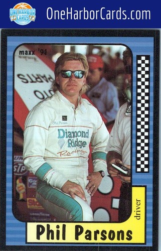 1991 Maxx Diamond Ridge Motorsports #61 Phil Parsons | eBay