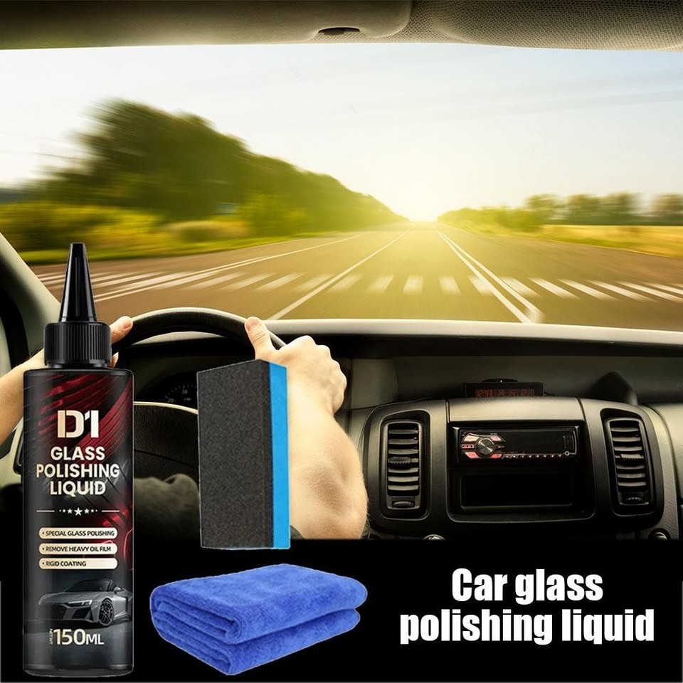1Set D1 Glass Polishing Liquid - Auto Glass Sc ratch Care Polishing ...