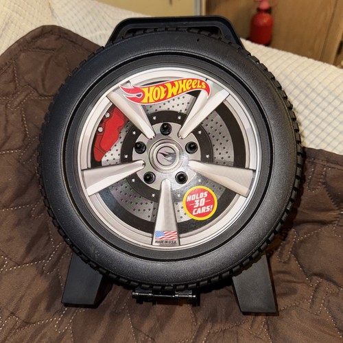 Brand New Hot Wheels Tire-Shaped Storage Case by Mattel – Holds 30 Cars ...