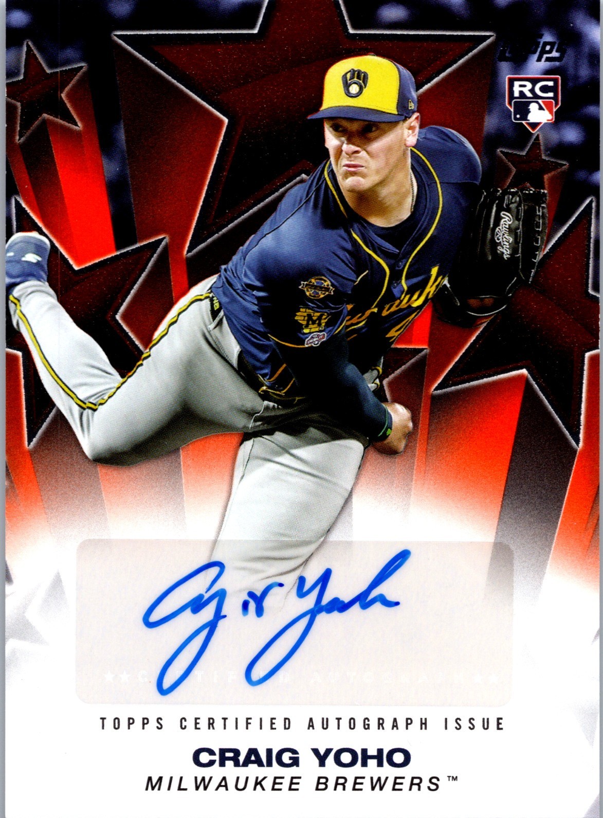 2025 Topps Update Series - Baseball Stars Autographs Craig Yoho #BSAU ...
