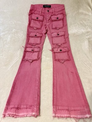 VALABASAS Stacked / Pale Pink # VLBS2212 / Denim Jeans Men’s Size ...