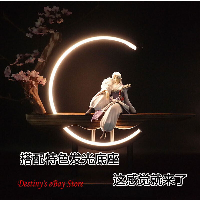 Anime Inuyasha Sesshōmaru Statue Usb Led Light Pvc Figure Model Toy ...