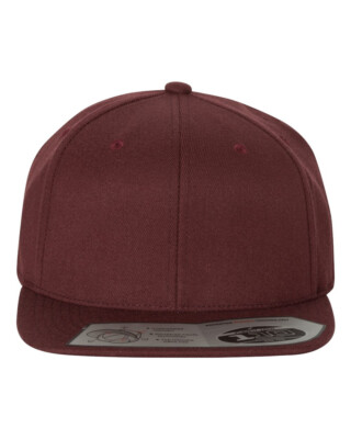 Flexfit Wool Blend Flat Bill Snapback with Custom Shape Patch | eBay