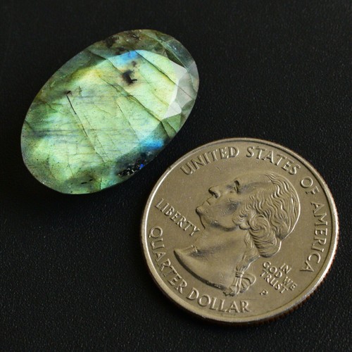 20 Cts Natural Canadian Labradorite Oval Cabochon Loose Gemstone For ...